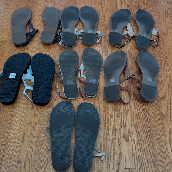 Xappeal | Shoes | T Strap Thong Sandal Bundle | Poshmark